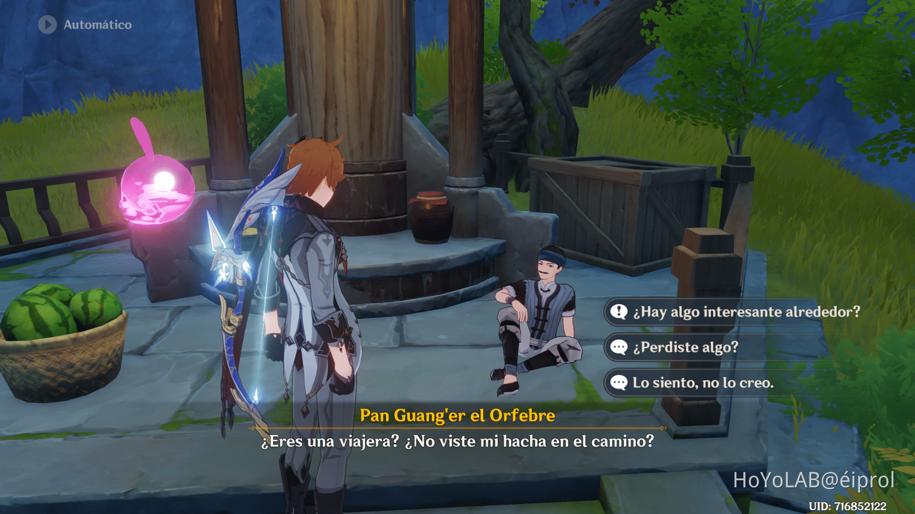 El hacha de Pan Guang Genshin Impact | HoYoLAB