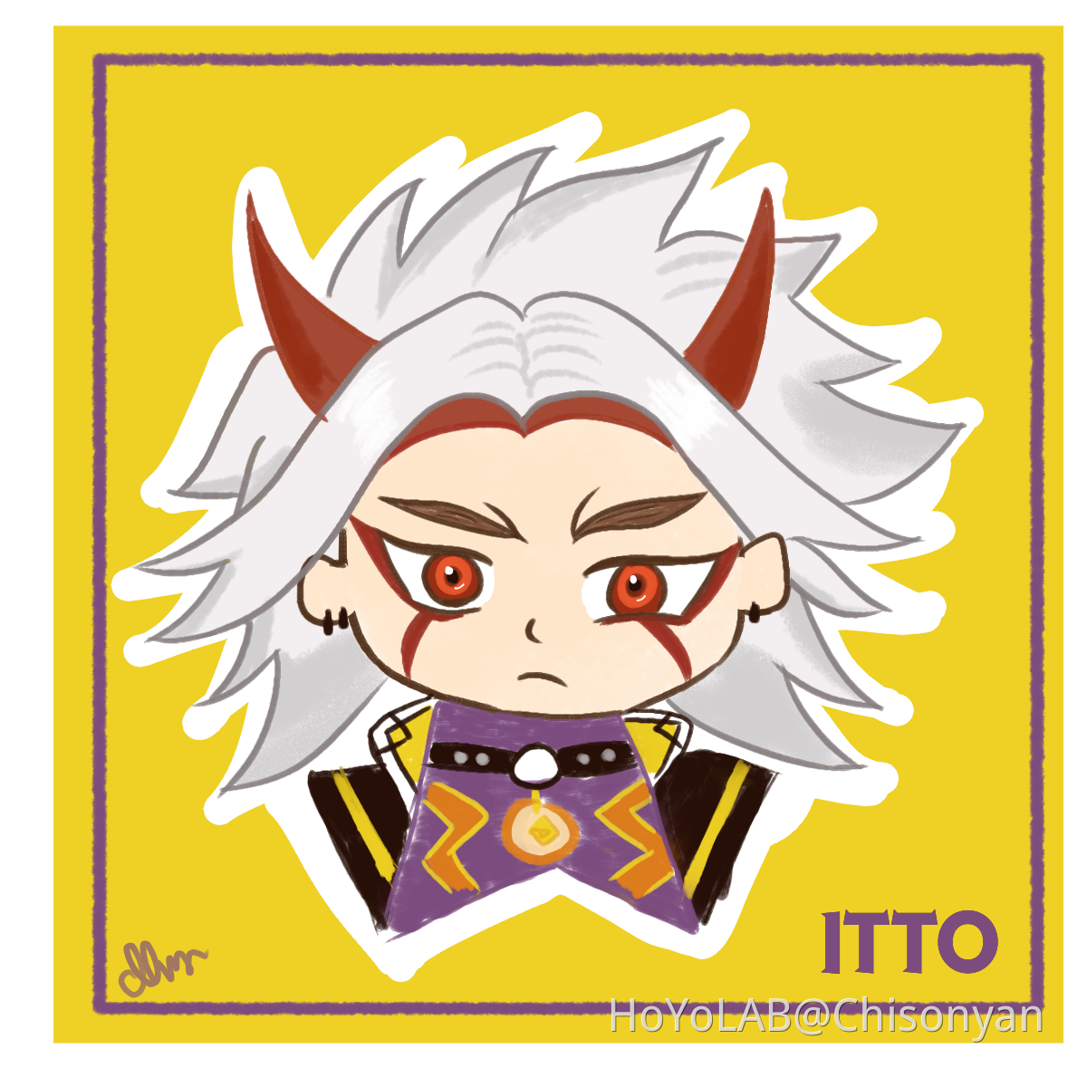 Itto FanArt Genshin Impact | HoYoLAB