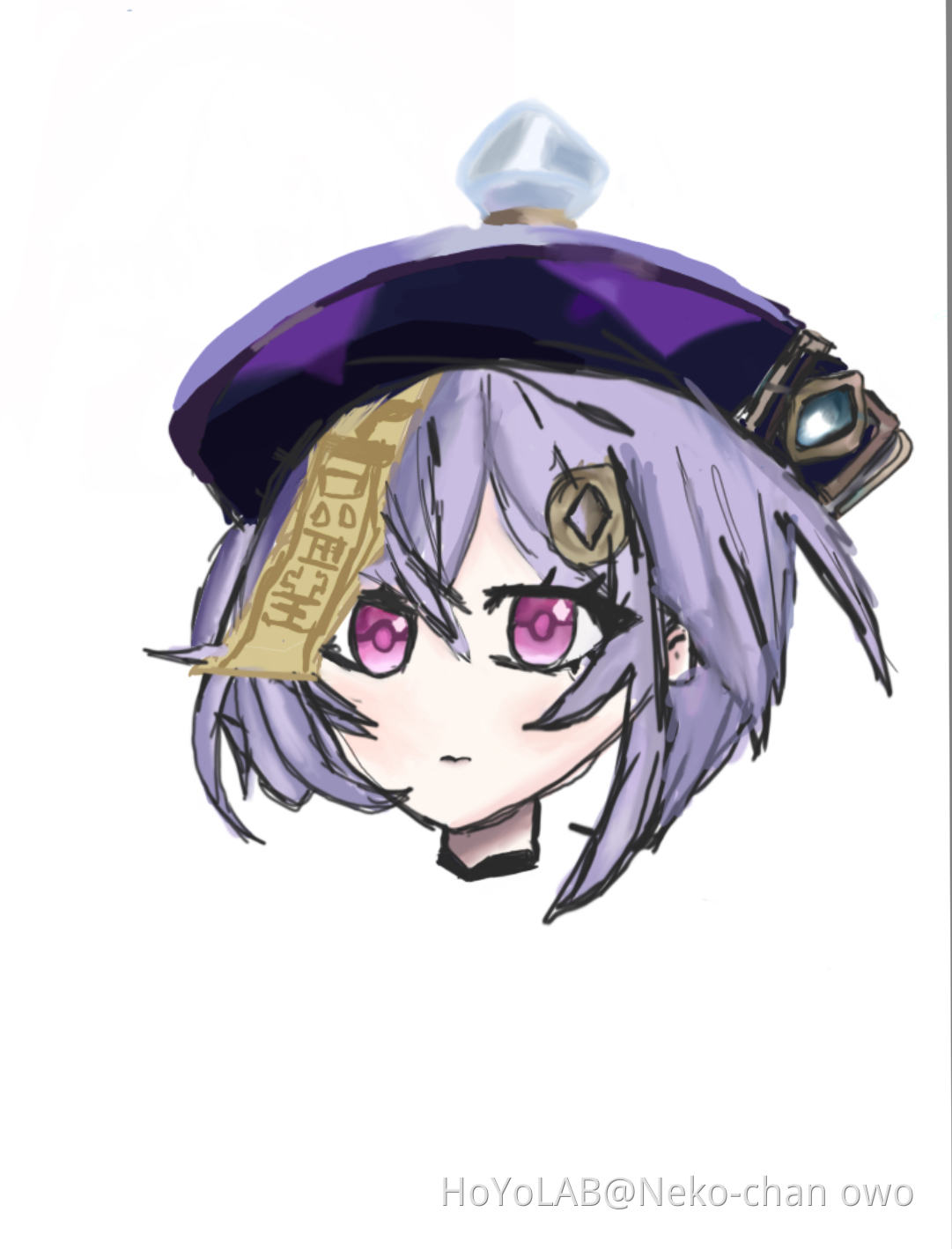 A small Qiqi drawing, comment whom should I try next:3 | Genshin Impact ...