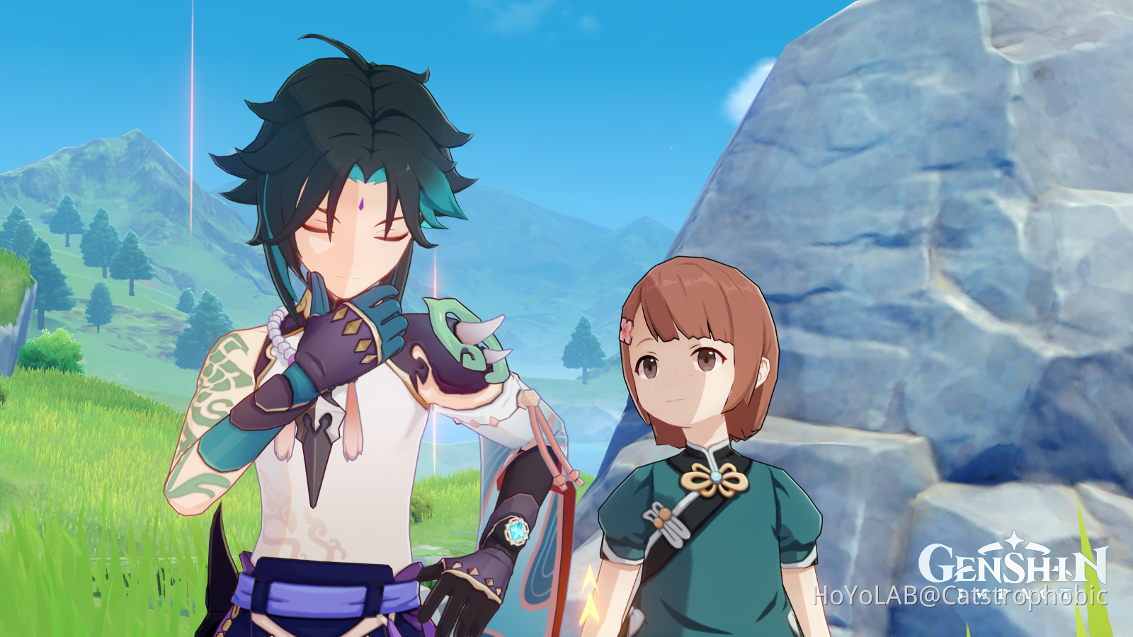 Little Luo gets to meet her hero ;0 Genshin Impact | HoYoLAB