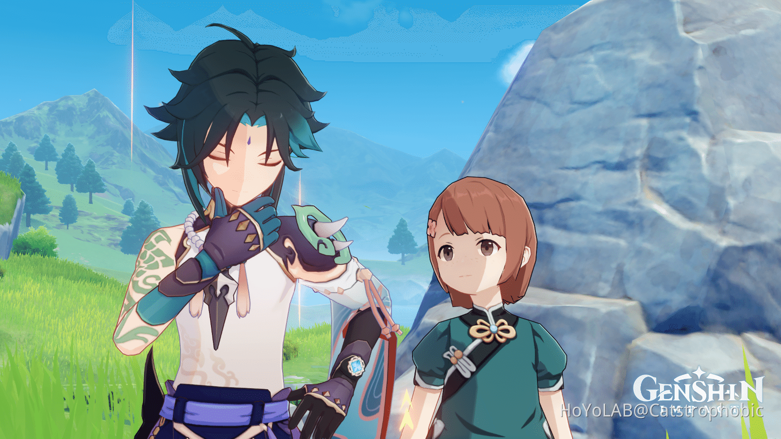 Little Luo gets to meet her hero ;0 Genshin Impact | HoYoLAB