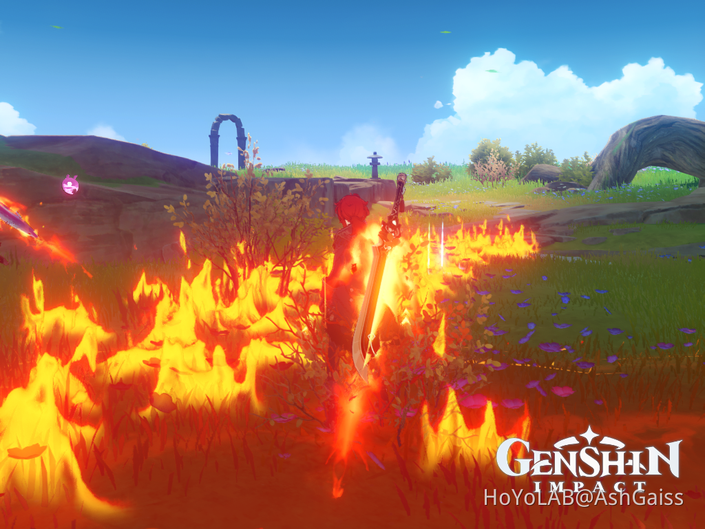 too much fire...burnnnnnn Genshin Impact | HoYoLAB