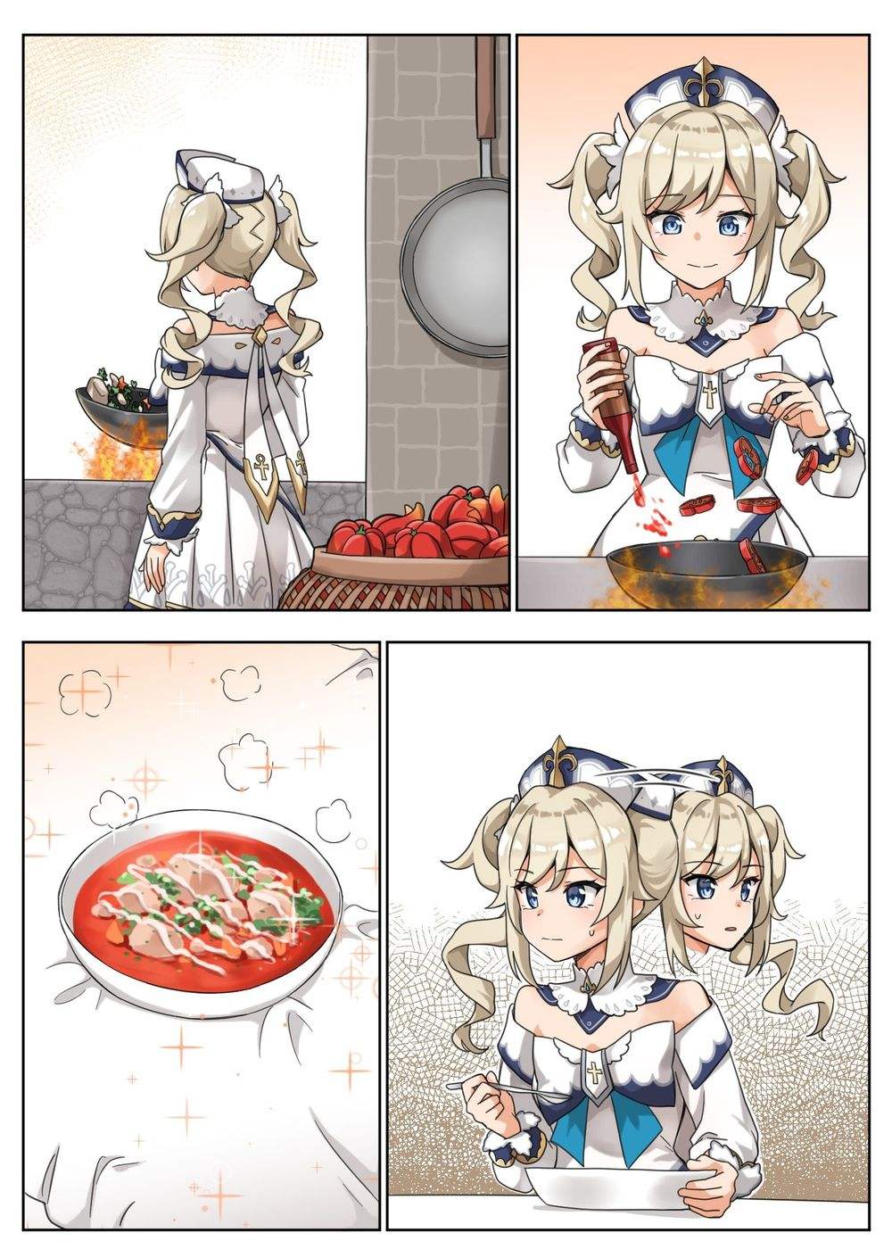 良性自虐機制（benign masochism）-以芭芭拉食辣為例 Genshin Impact | HoYoLAB