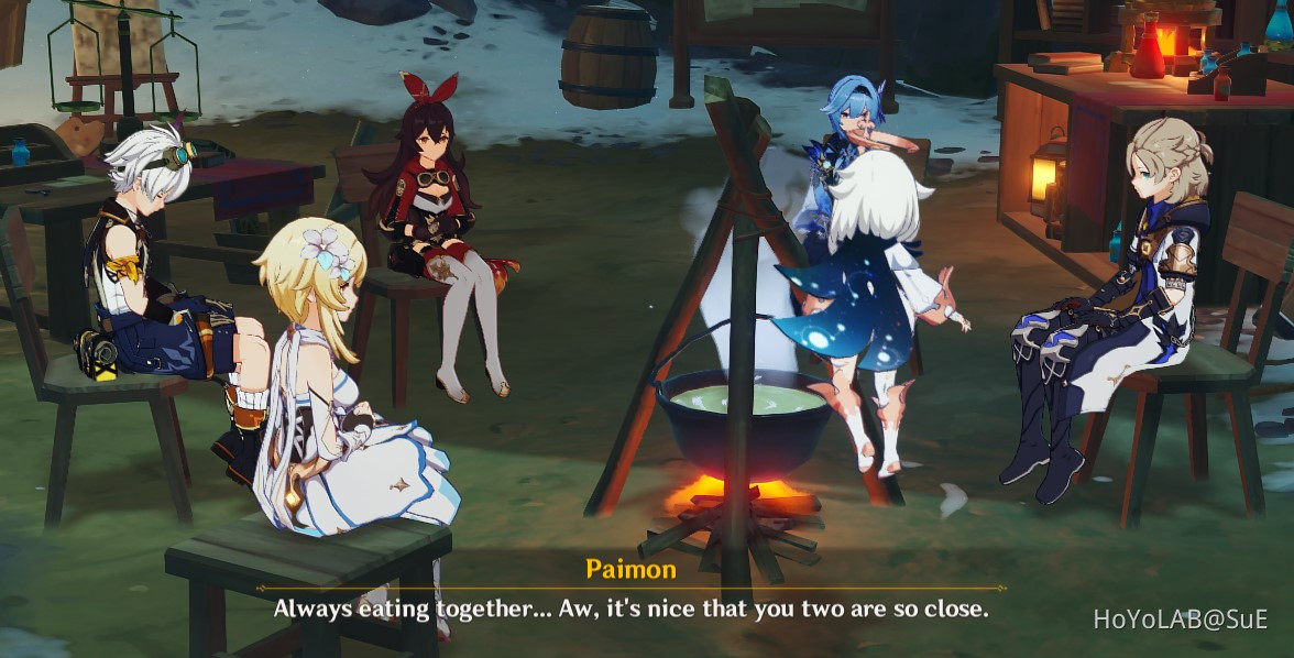 Paimon really never got her chair in the end😆 Genshin Impact | HoYoLAB