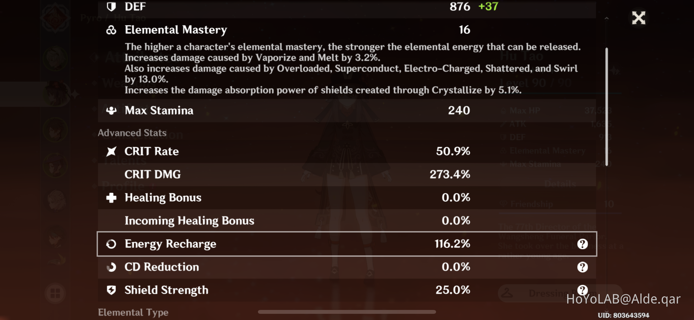 HU TAO Hats; HP%? Crit DMG? Genshin Impact | HoYoLAB