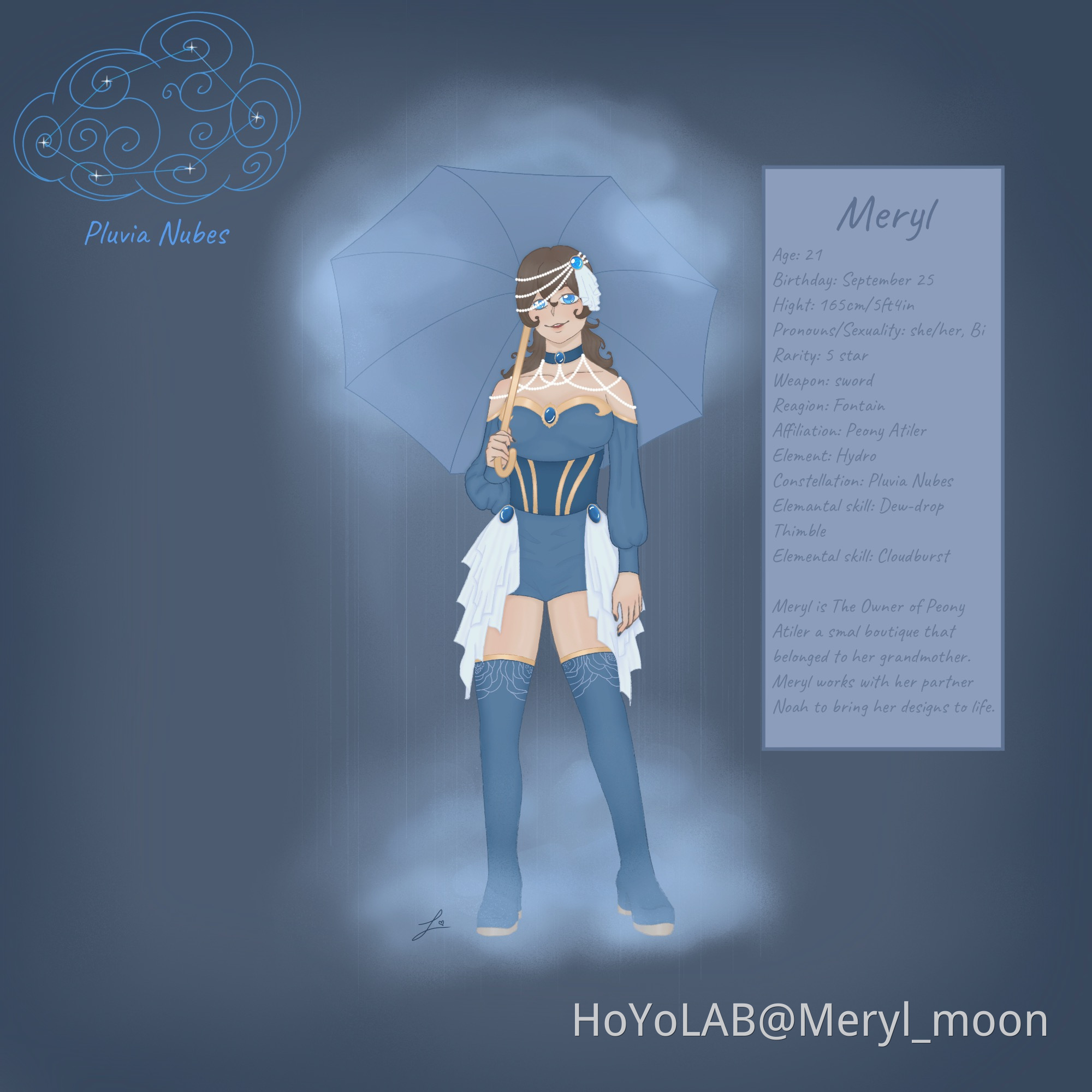Meryl: Maiden of mist and rain Genshin Impact | HoYoLAB