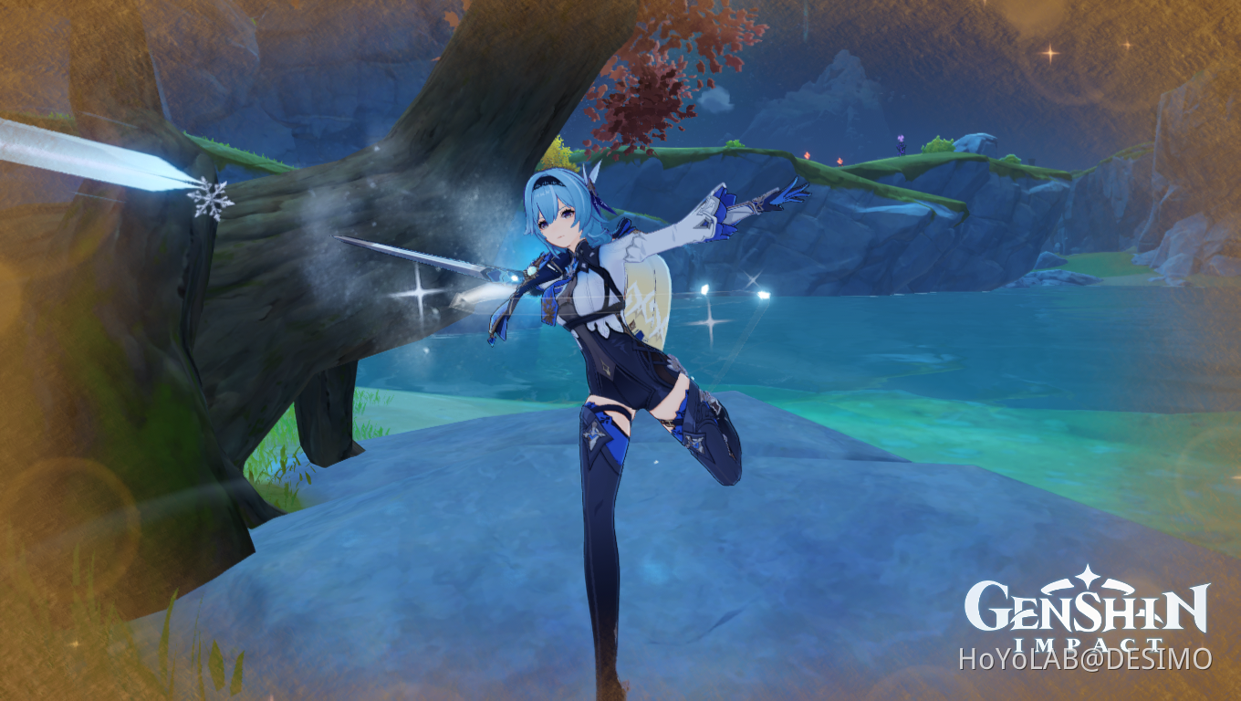 Just Eula Swan dancing. Genshin Impact | HoYoLAB