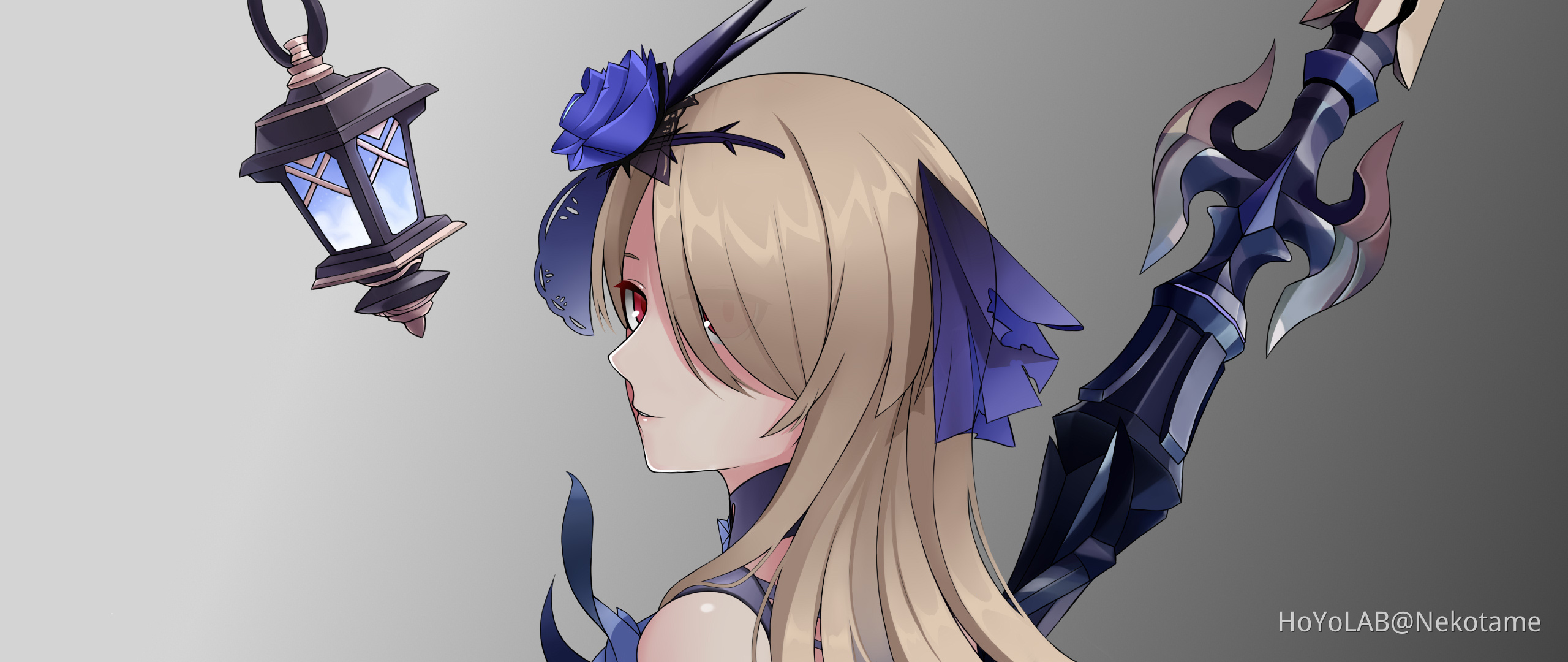 Drew a Fallen Rosemary wallpaper for a friend Honkai Impact 3rd | HoYoLAB