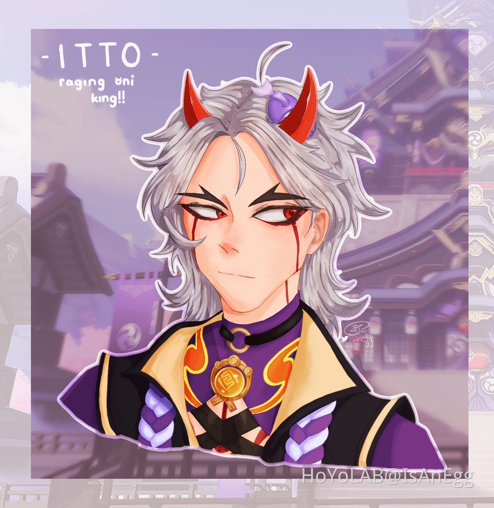 Arataki Itto, the strongest in his clan :)) Genshin Impact | HoYoLAB