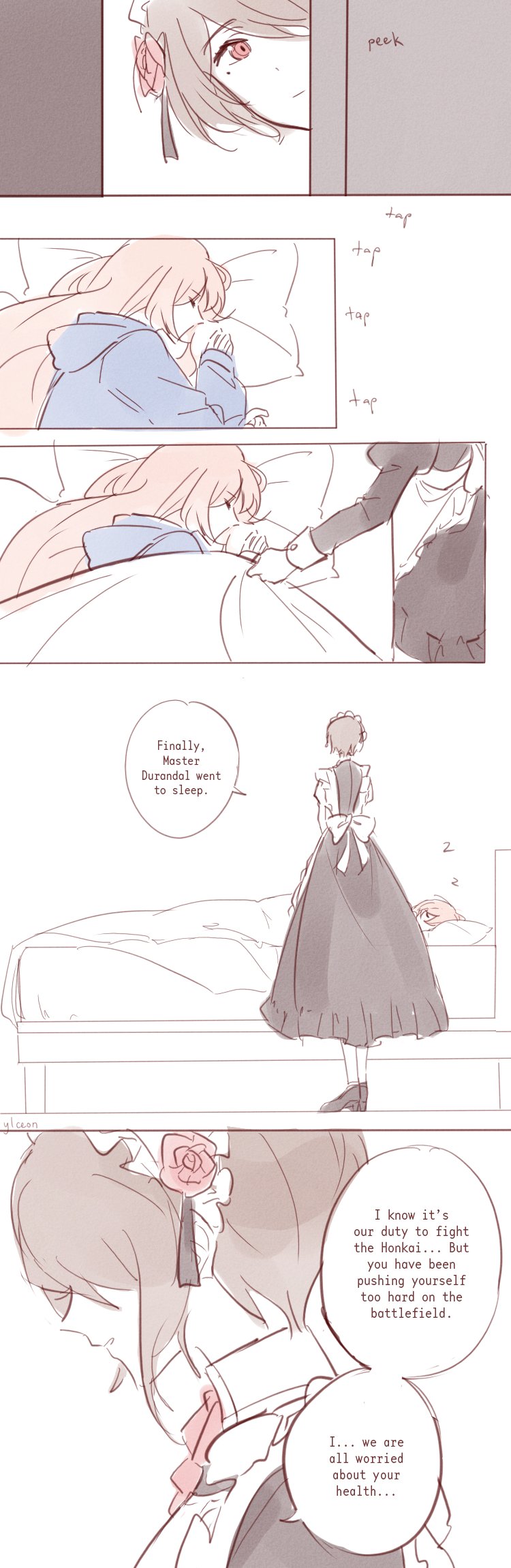 One of the Dorm Interaction of Durandal and Rita Honkai Impact 3rd ...