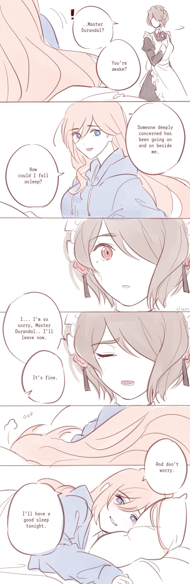 One of the Dorm Interaction of Durandal and Rita | Honkai Impact 3rd ...