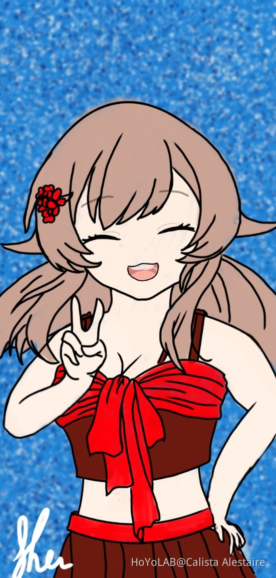 Klee's new summer outfit Genshin Impact | HoYoLAB