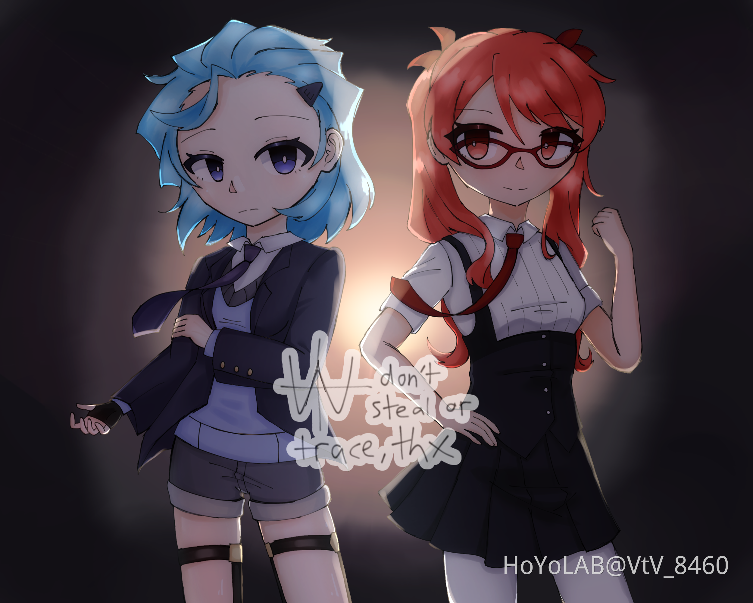 Einstein and Tesla drawing Honkai Impact 3rd | HoYoLAB