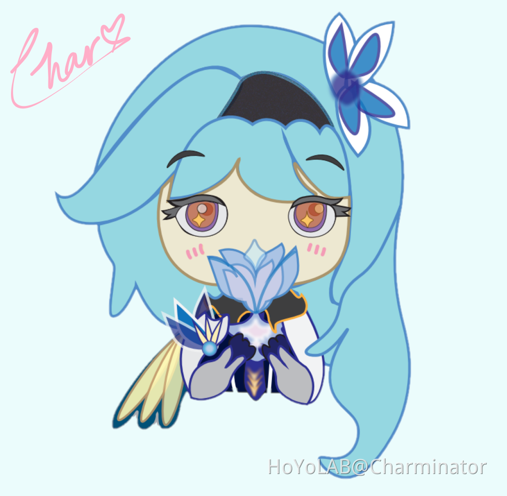 Eula Sticker Fan Art Genshin Impact | HoYoLAB