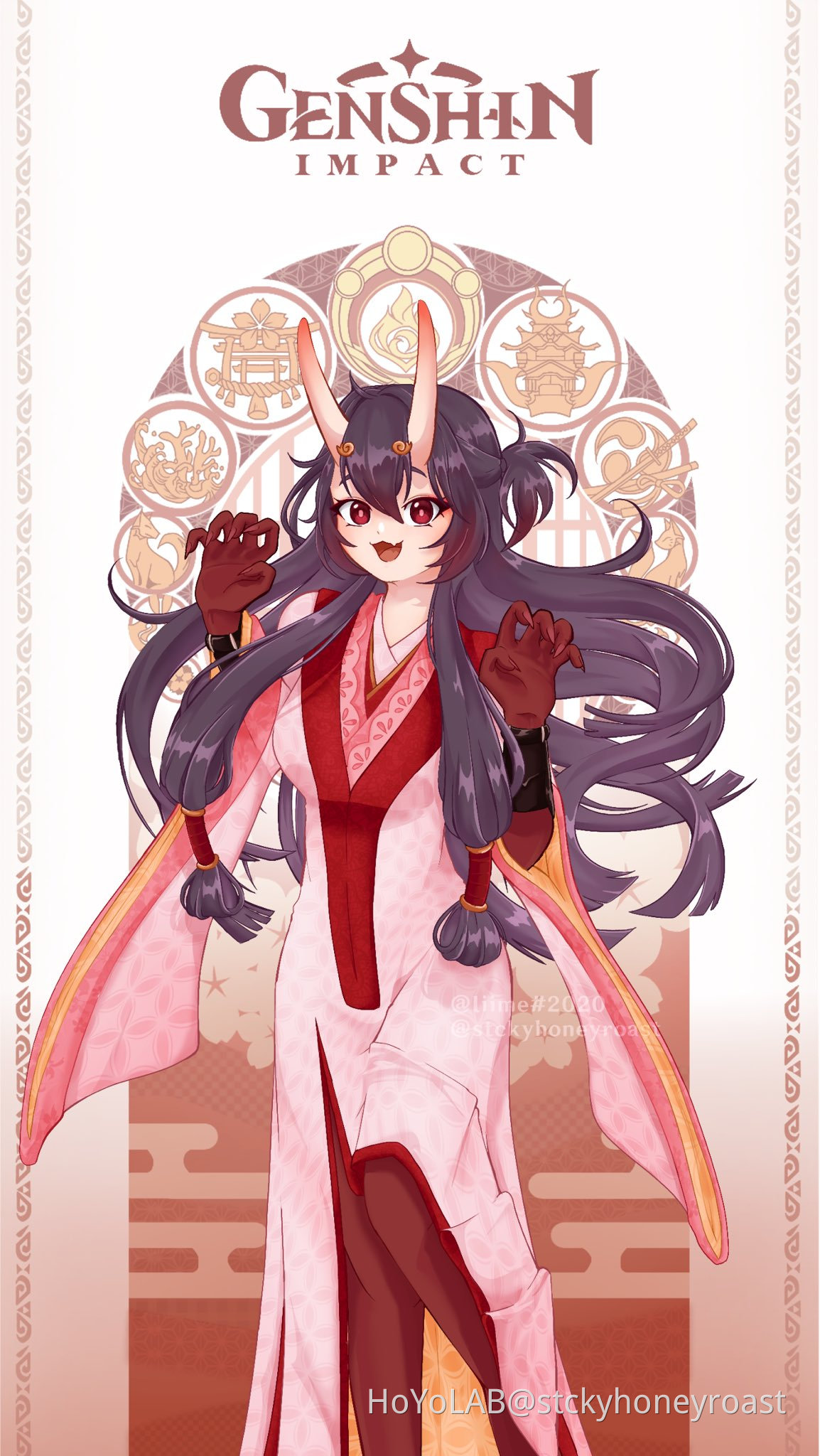 Mikoshi Chiyo Character Card | Genshin Impact | HoYoLAB