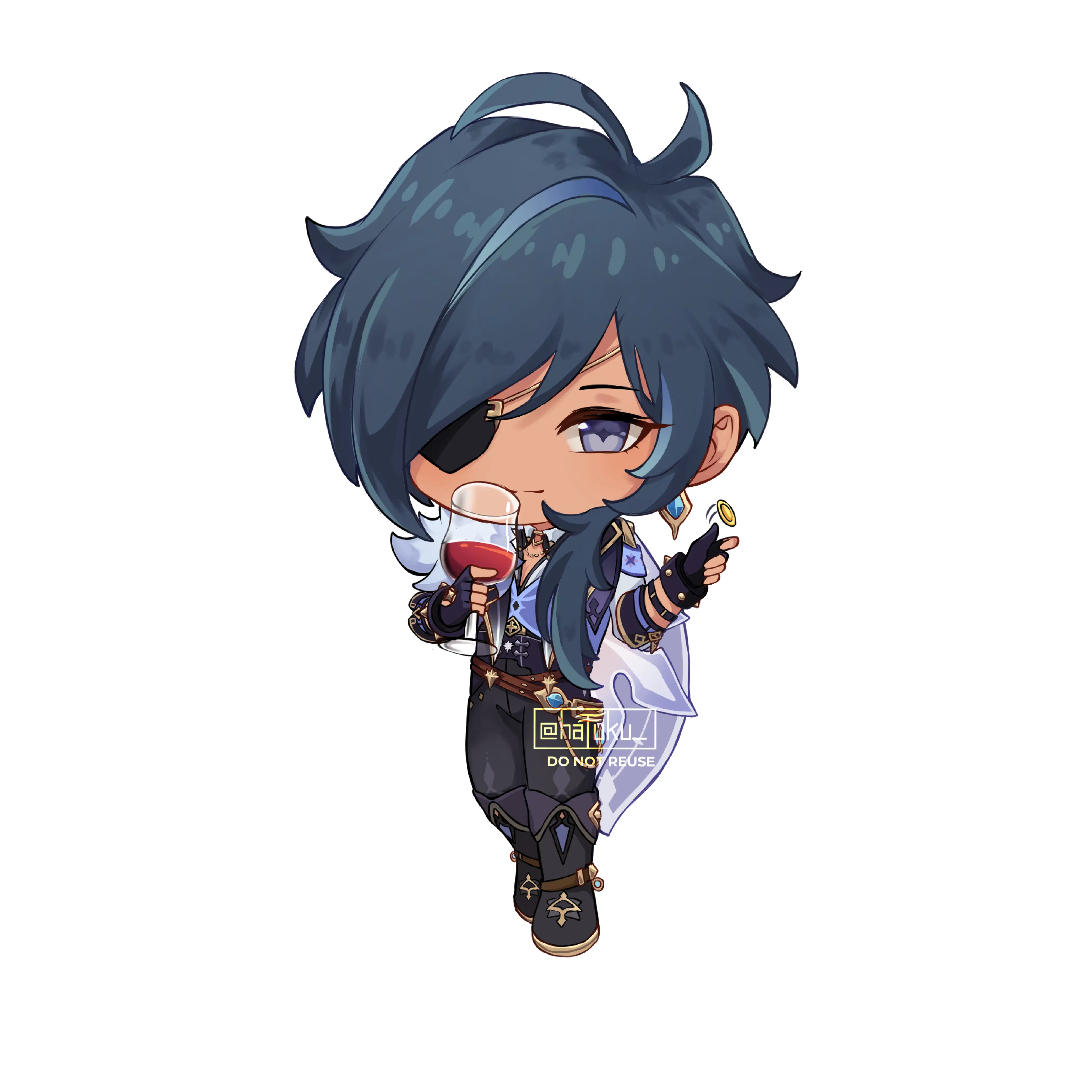 I draw all tall men in chibi ^^ Genshin Impact | HoYoLAB
