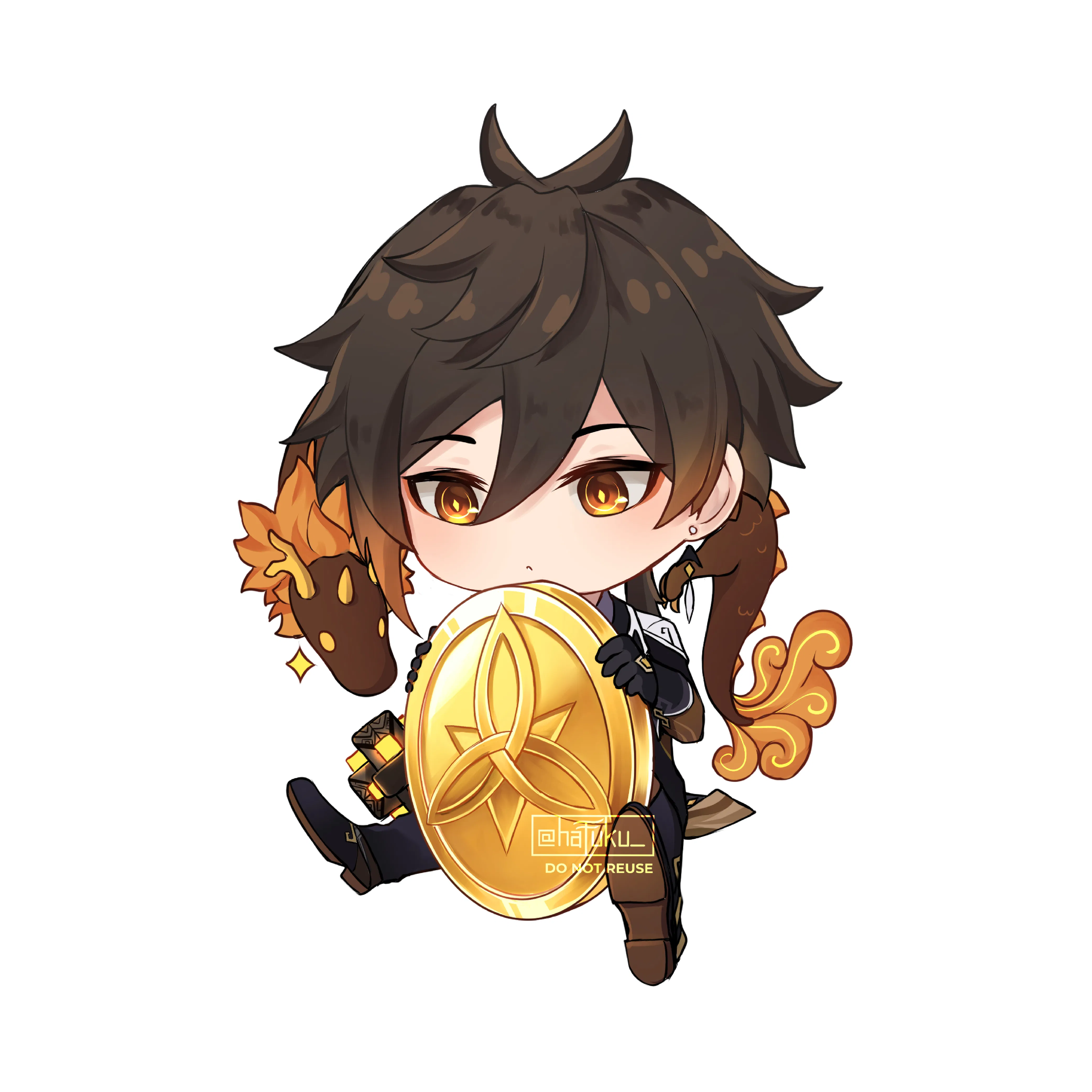 I draw all tall men in chibi ^^ Genshin Impact | HoYoLAB