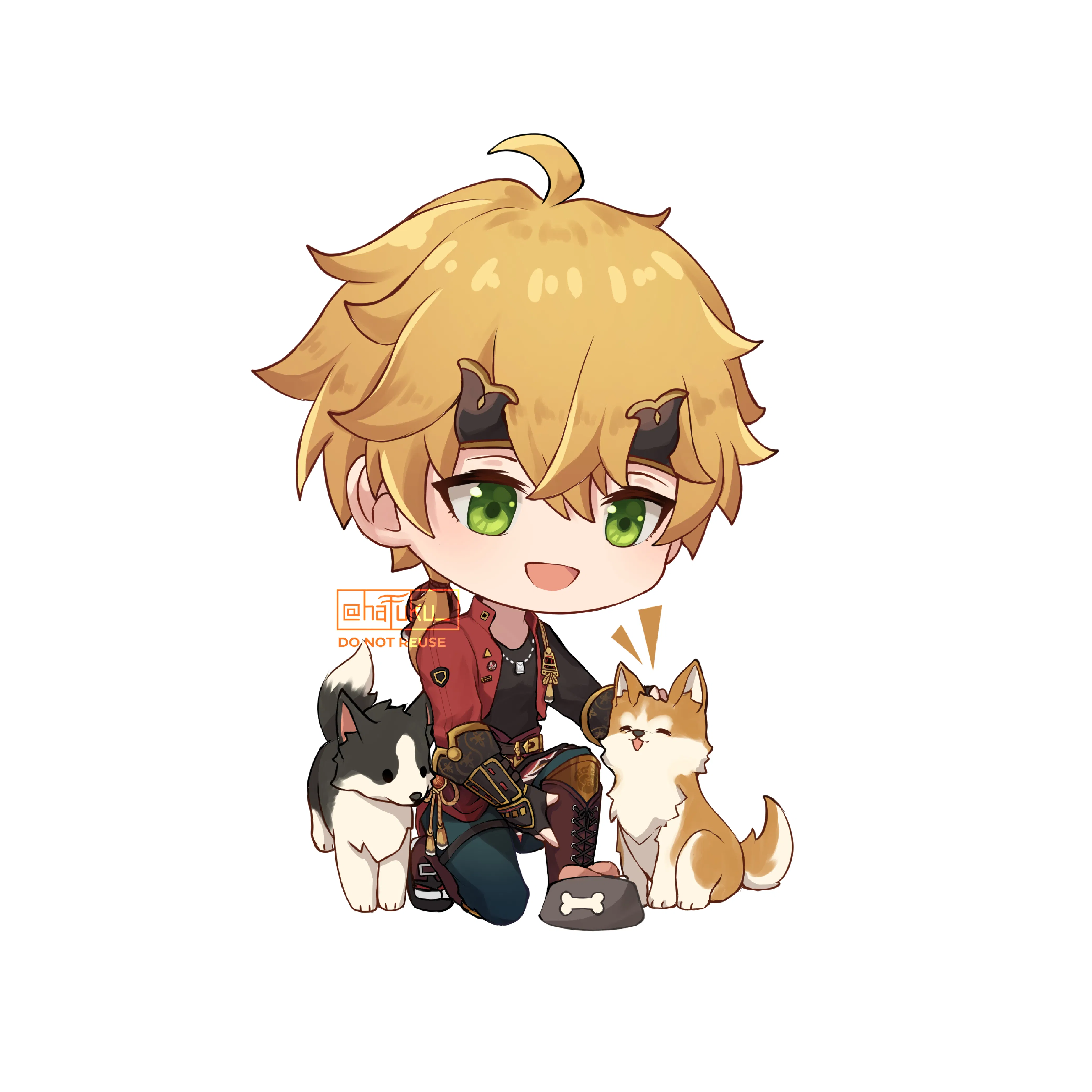 I draw all tall men in chibi ^^ Genshin Impact | HoYoLAB