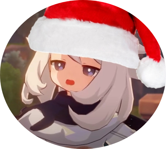 putting Christmas hats on my favorite Genshin Impact characters ...