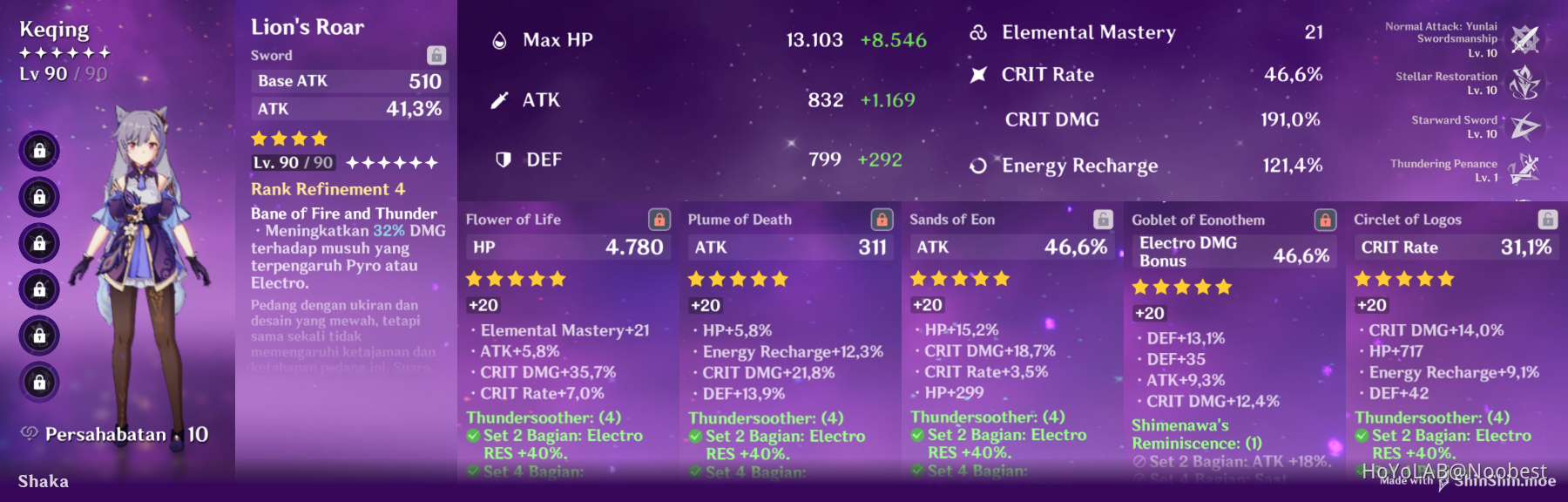 Build Keqing Genshin Impact | HoYoLAB