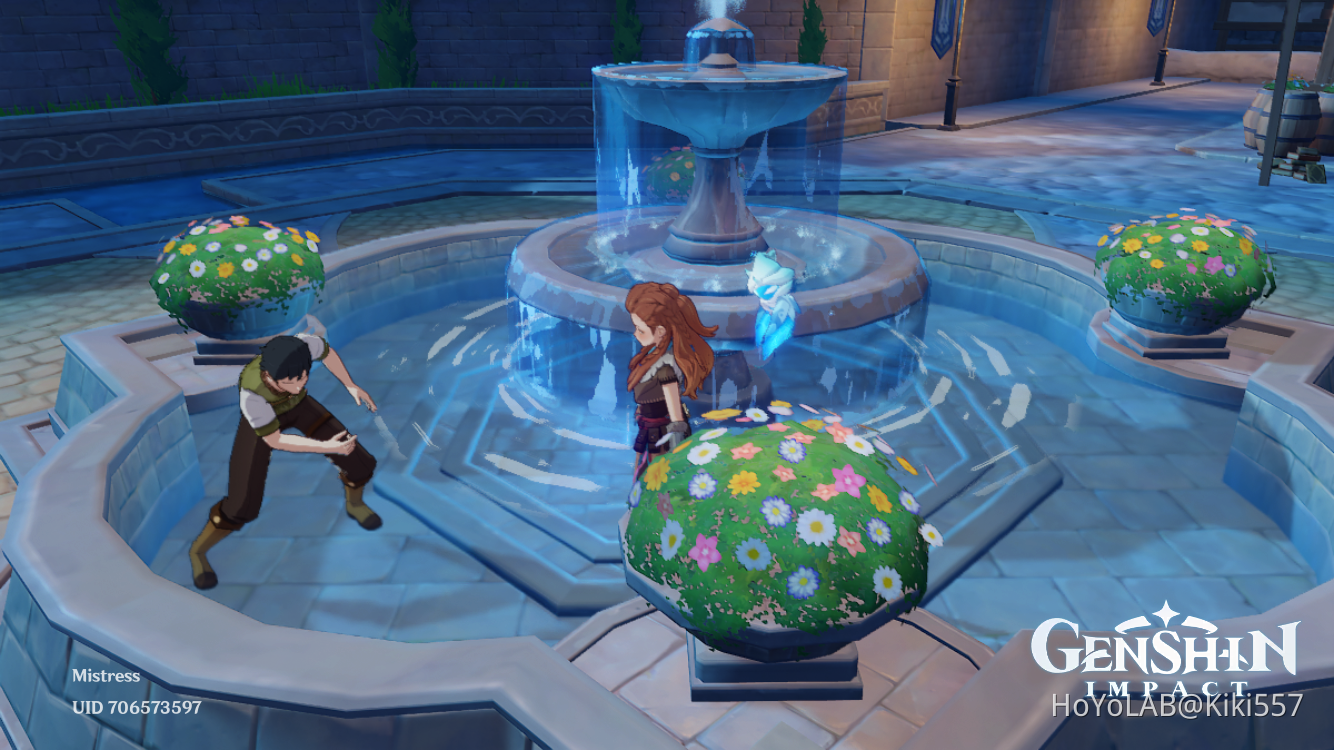 Playing in water 🤩 Genshin Impact | HoYoLAB