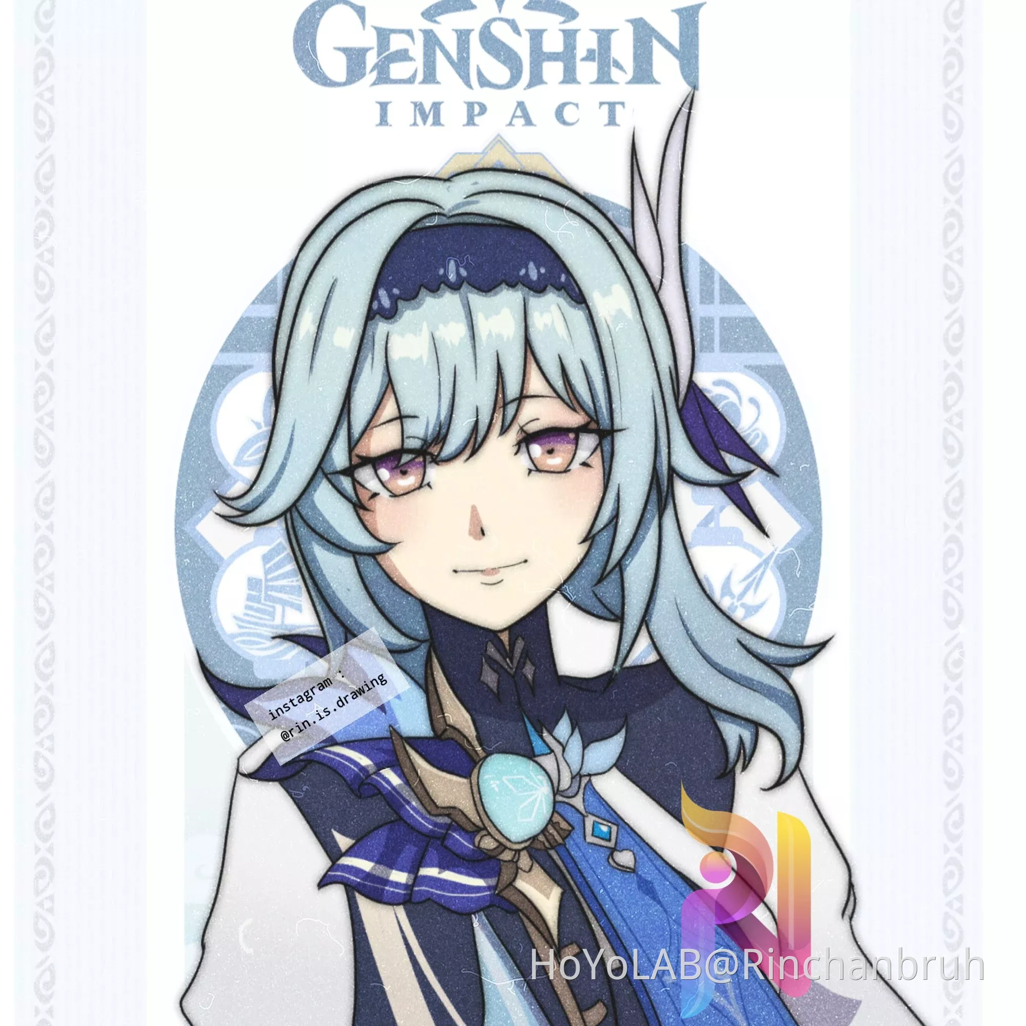 my Eula fanart 💙 Genshin Impact | HoYoLAB