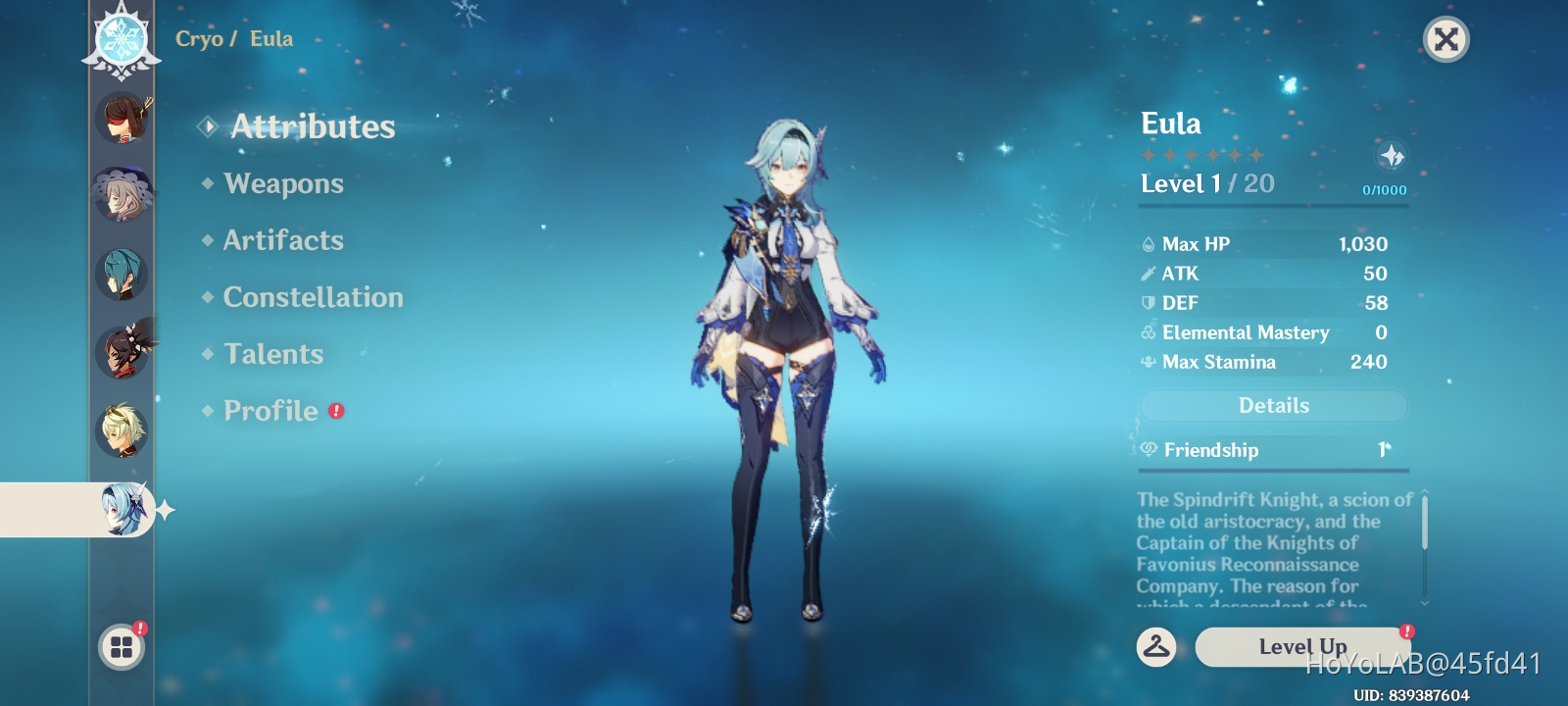 I got eula in my 46 pull Genshin Impact | HoYoLAB