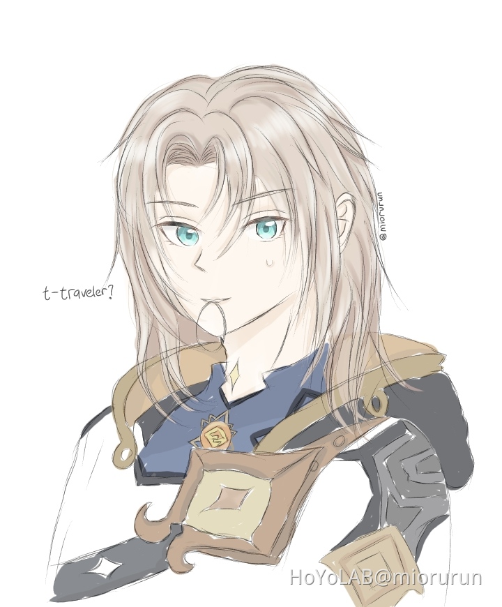 Albedo with hair down Genshin Impact | HoYoLAB