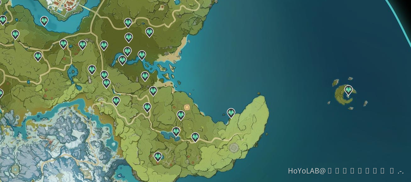 Anemoculus locations :) - HoYoverse Player Community