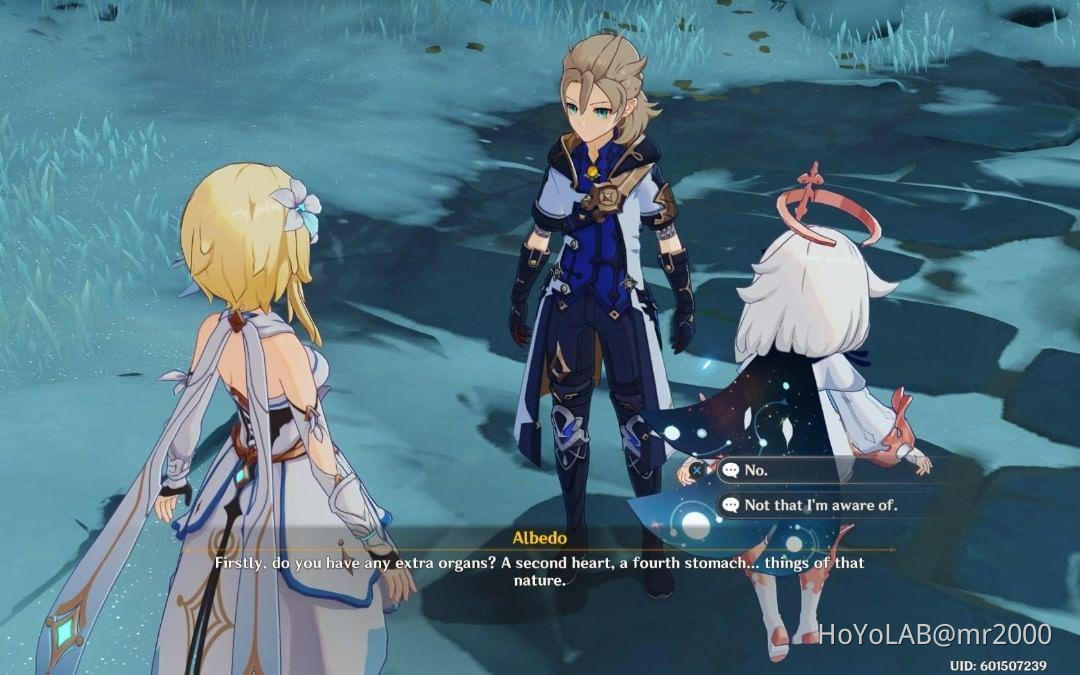 is albedo asking if im a cow? Genshin Impact | HoYoLAB