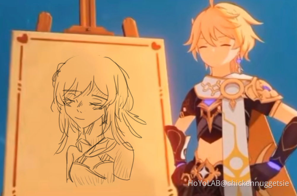 Lumine drawing Genshin Impact | HoYoLAB