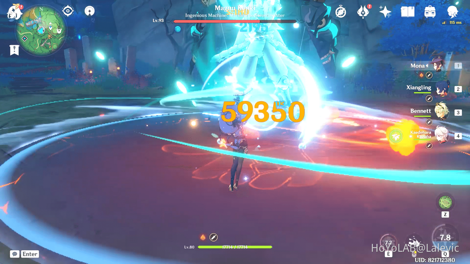 Test DMG Xiangling (The Catch R5) โดยนับเฉพาะเลข Ult ที่ทำ DMG ได้เยอะ ...