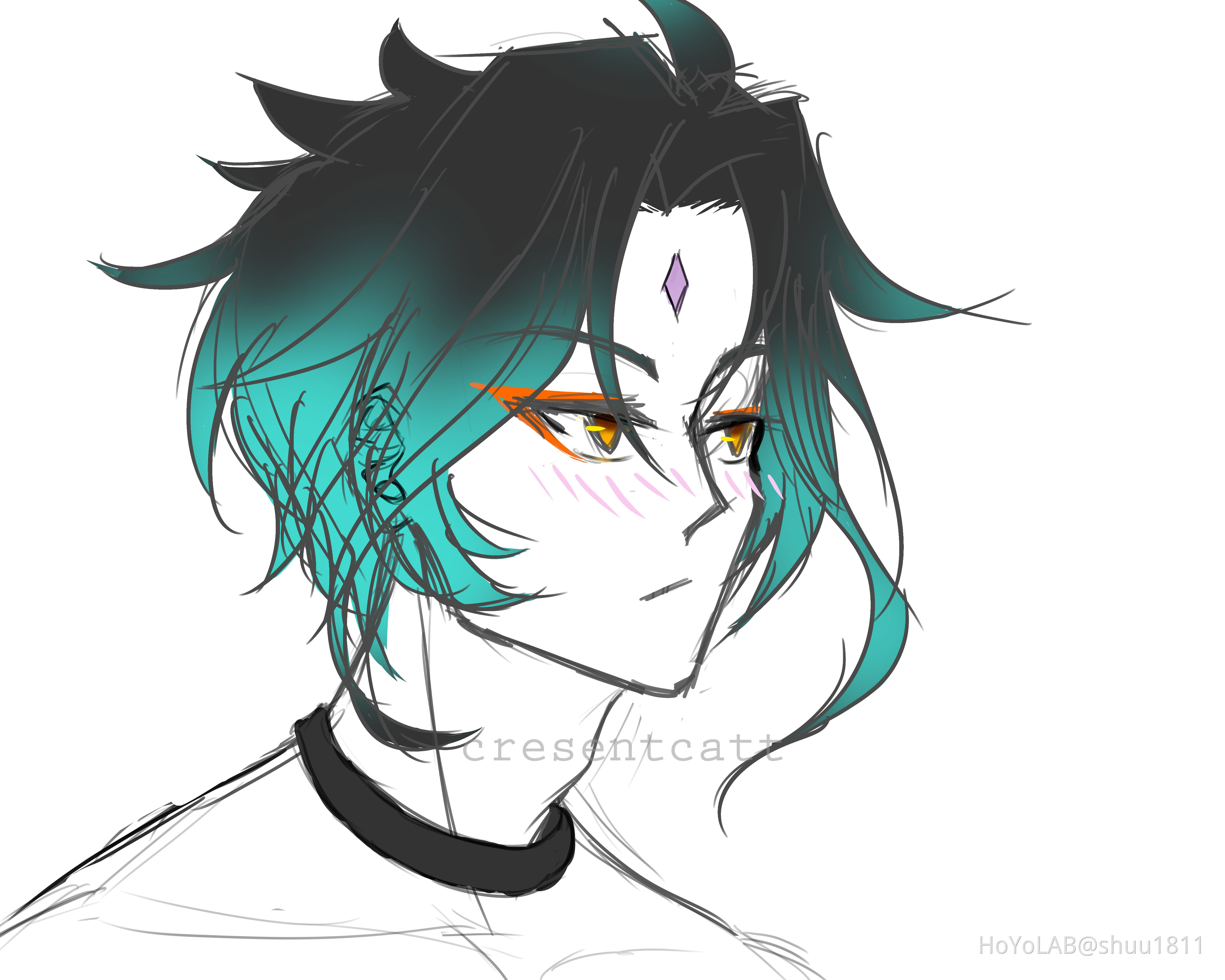 Xiao doodle Genshin Impact | HoYoLAB