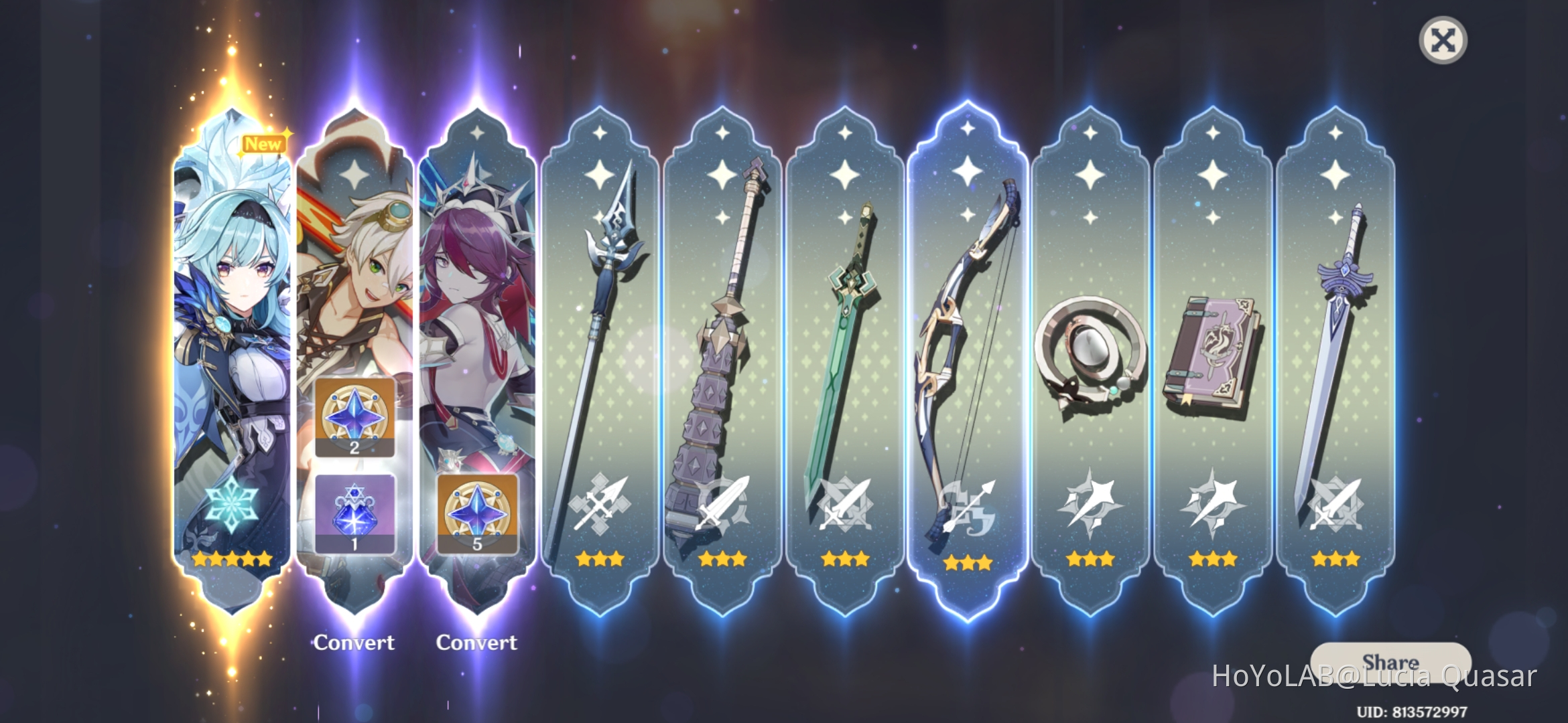 Eula, Albedo.. Unify! Genshin Impact | HoYoLAB