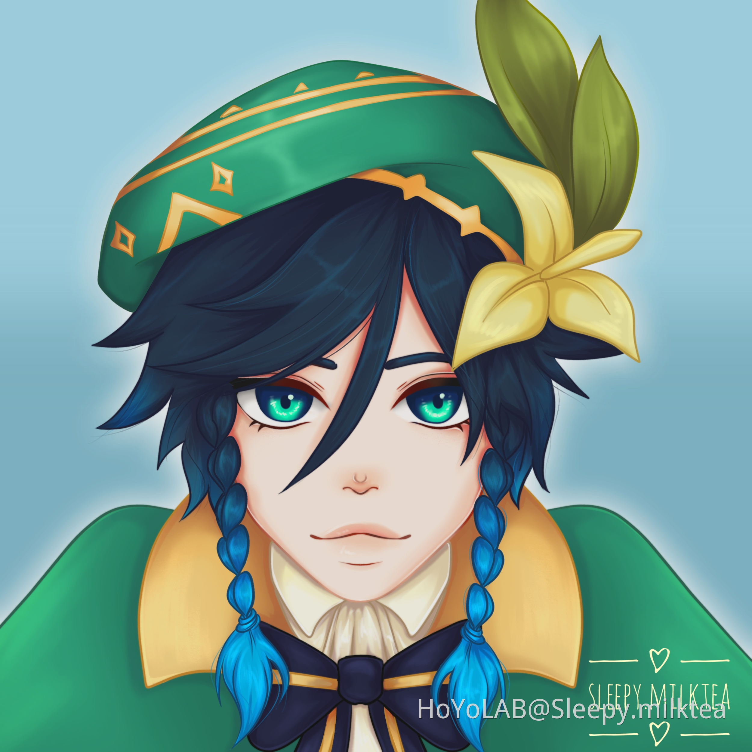 Small Venti drawing Genshin Impact | HoYoLAB