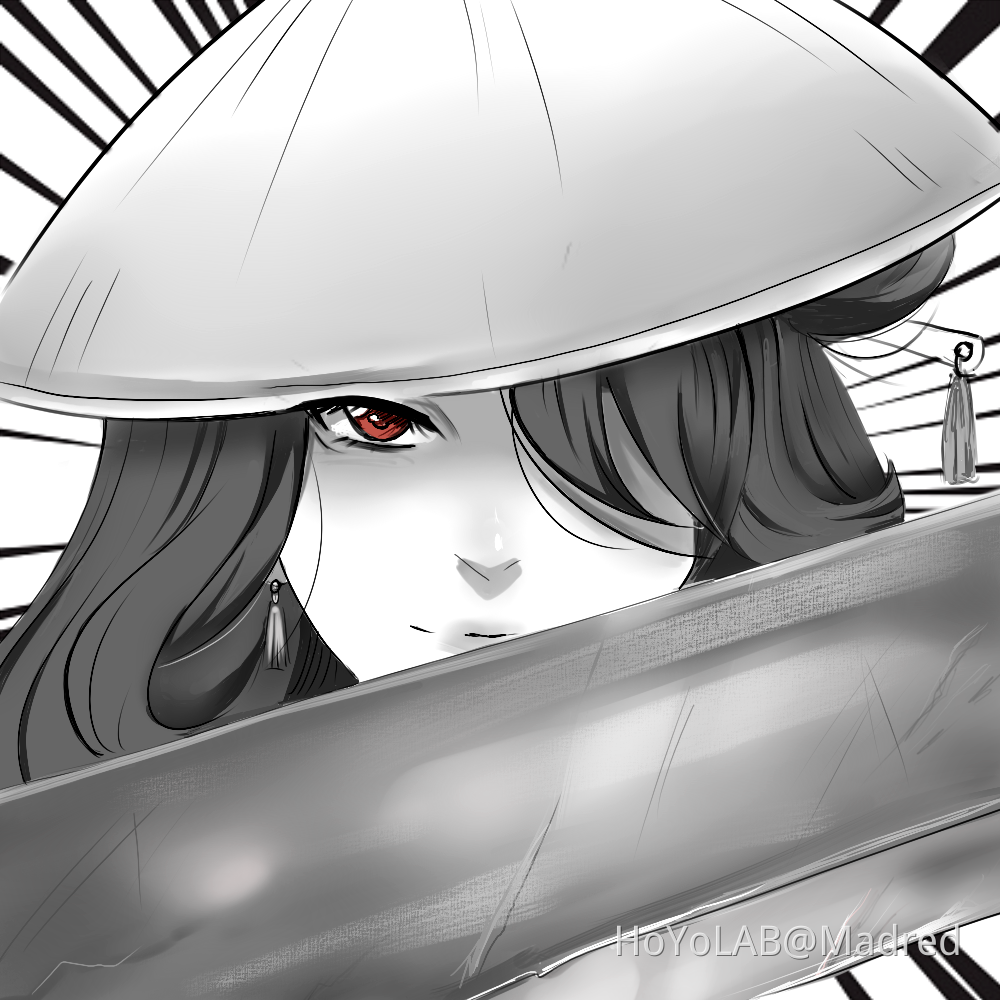 Beidou portrait manga style[Genshin Impact fanart] Genshin Impact | HoYoLAB