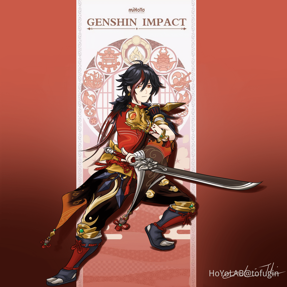 Jenshin Impact Pyro Sword OC Genshin Impact | HoYoLAB
