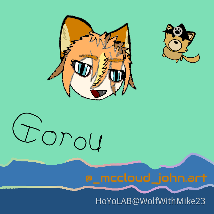 Gorou From Genshin Impact Fan art!! by mikethewolf23 Genshin Impact ...