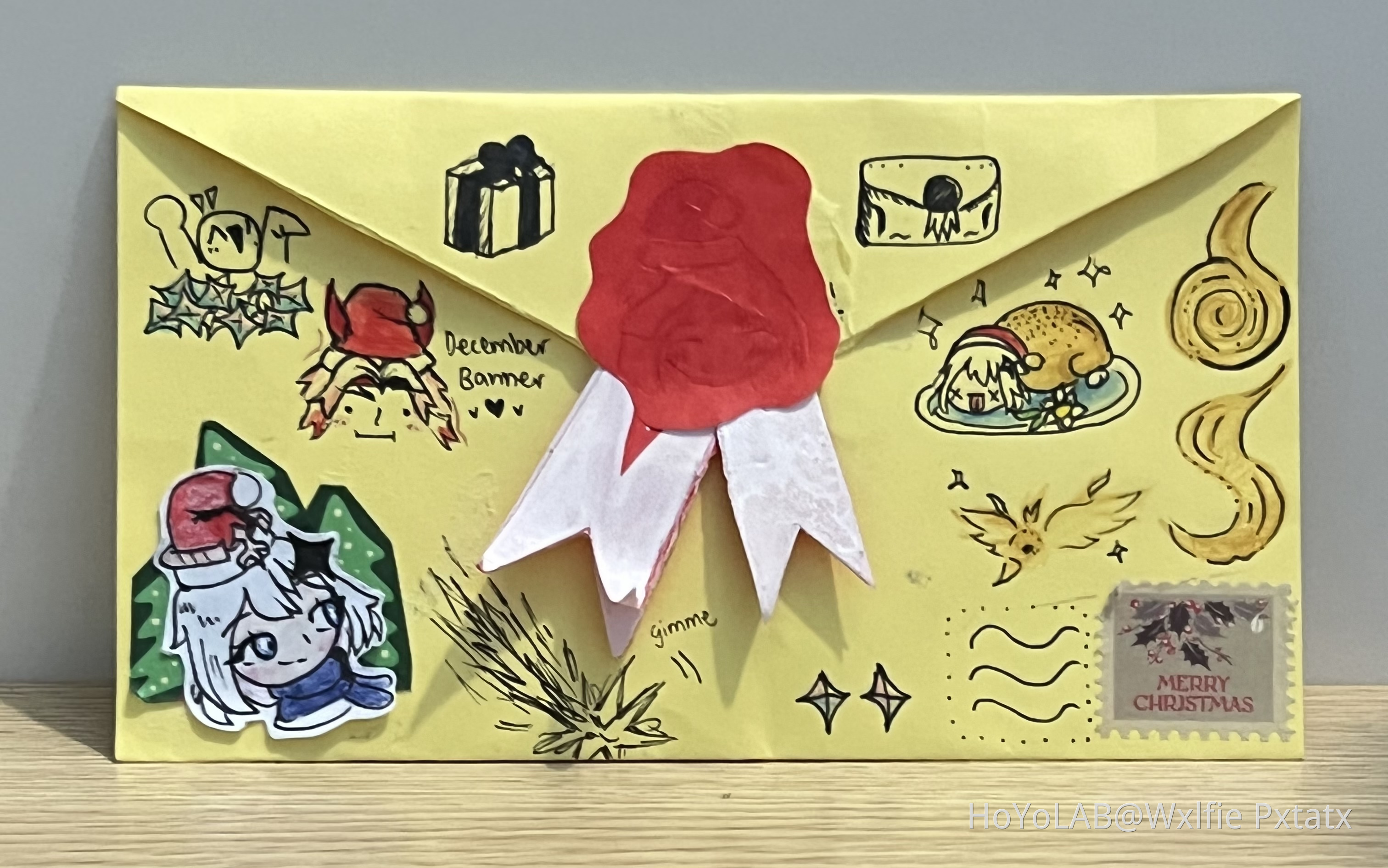 The Back of The Envelope + Edited Front *•>•* Genshin Impact | HoYoLAB