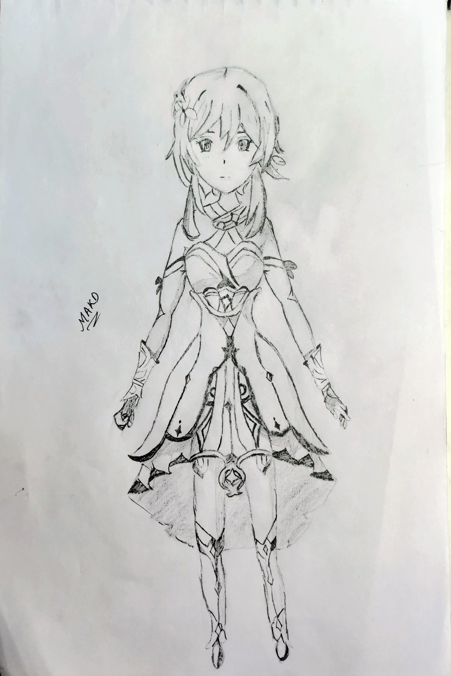 Here's my 4 the drawing. Genshin Impact | HoYoLAB