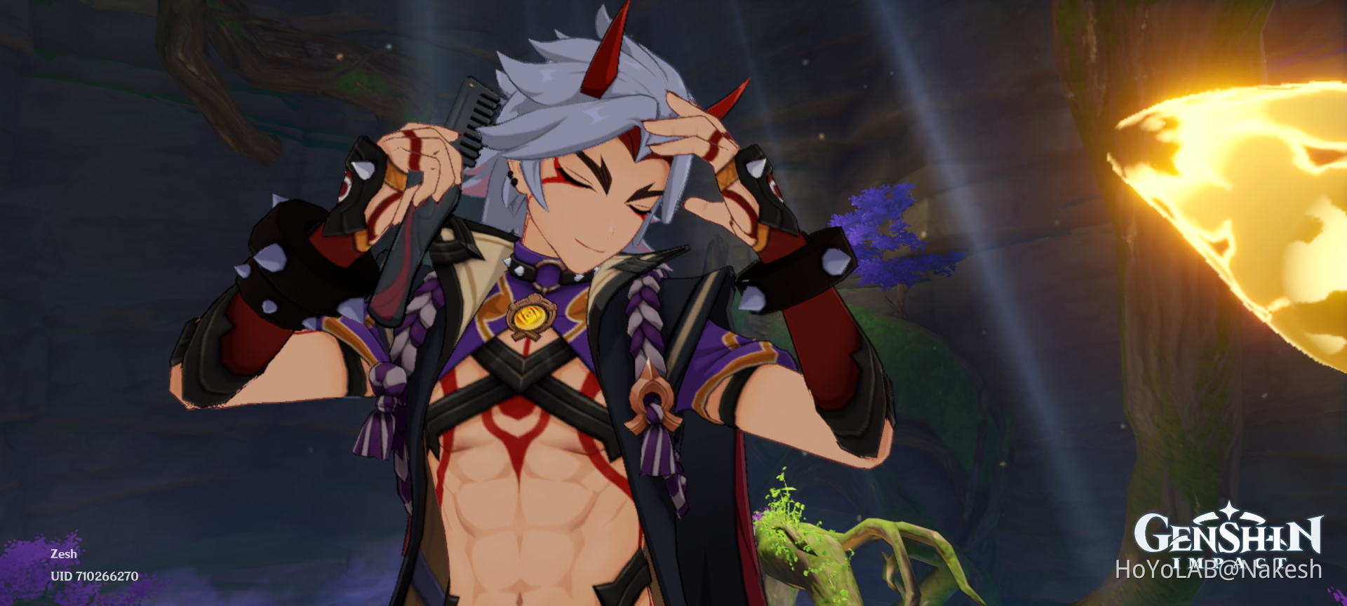 Hair care ft. Arataki Itto Genshin Impact | HoYoLAB