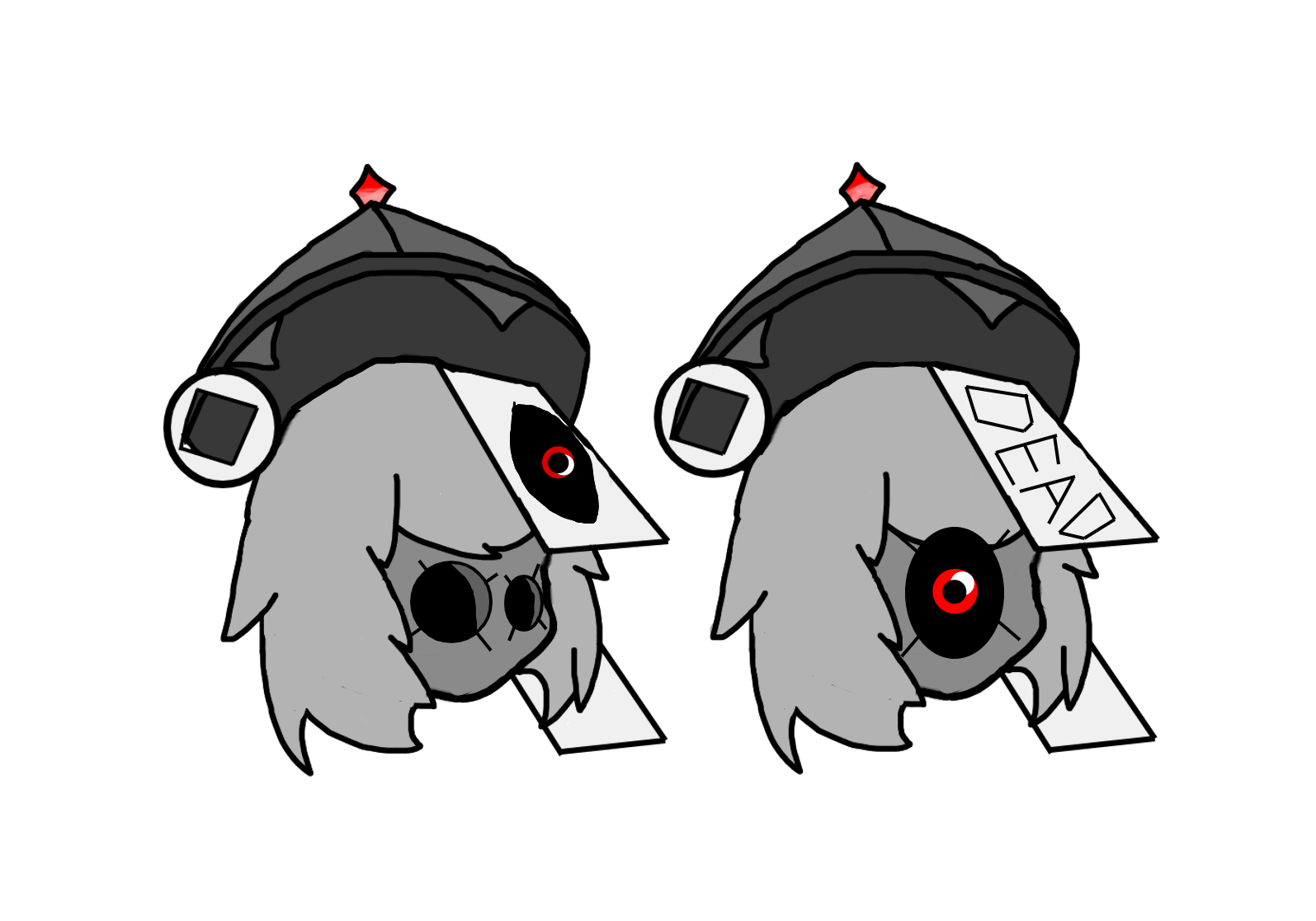 Making my Klee and Qiqi Icons into other fnf mod icons until winter ...
