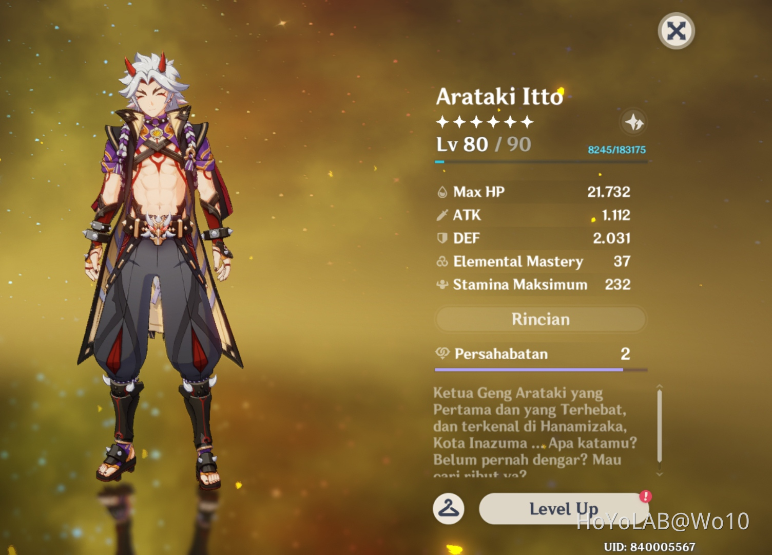 8 day farm arataki itto artifact | Genshin Impact | HoYoLAB