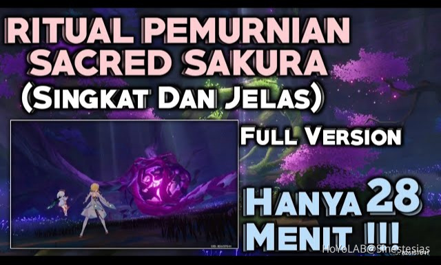 [World Quest Inazuma] Ritual Pemurnian Sacred Sakura Full Genshin ...