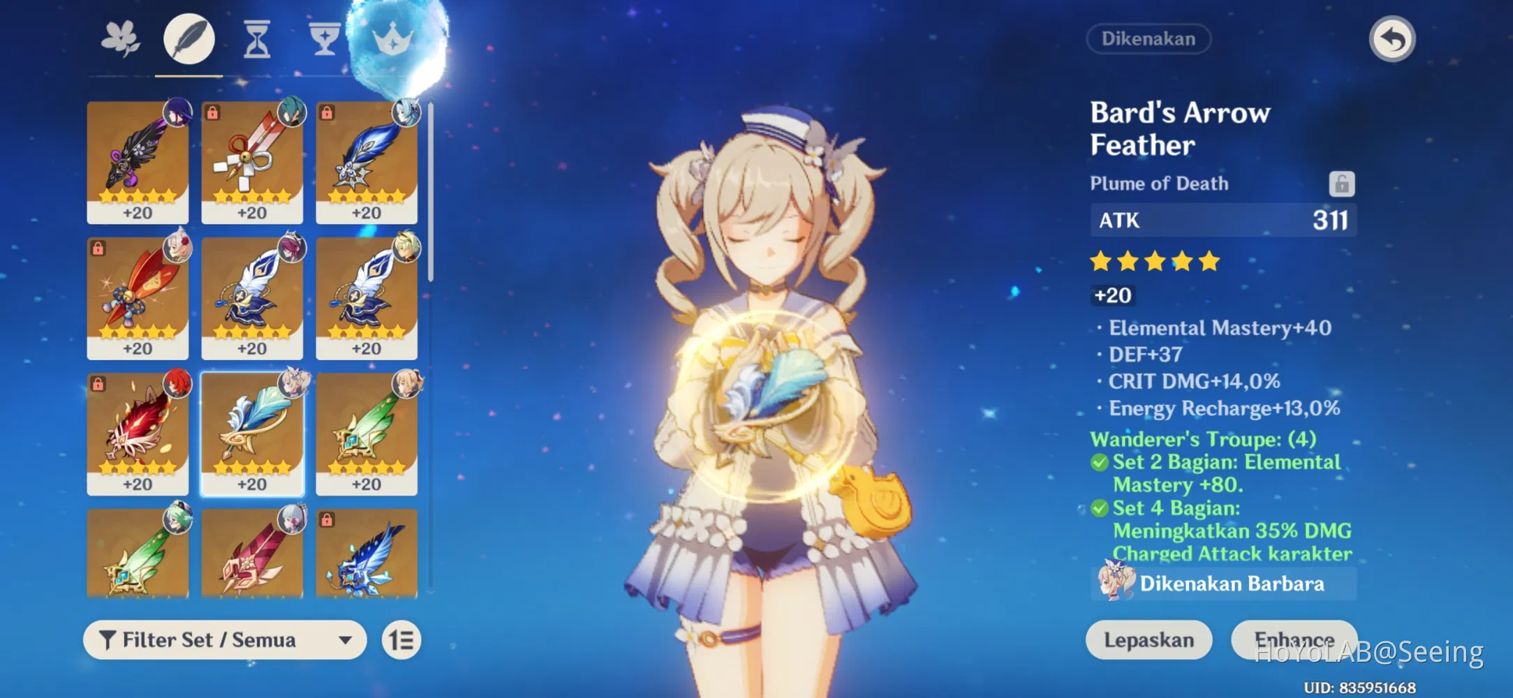 Barbara DPS Genshin Impact | HoYoLAB