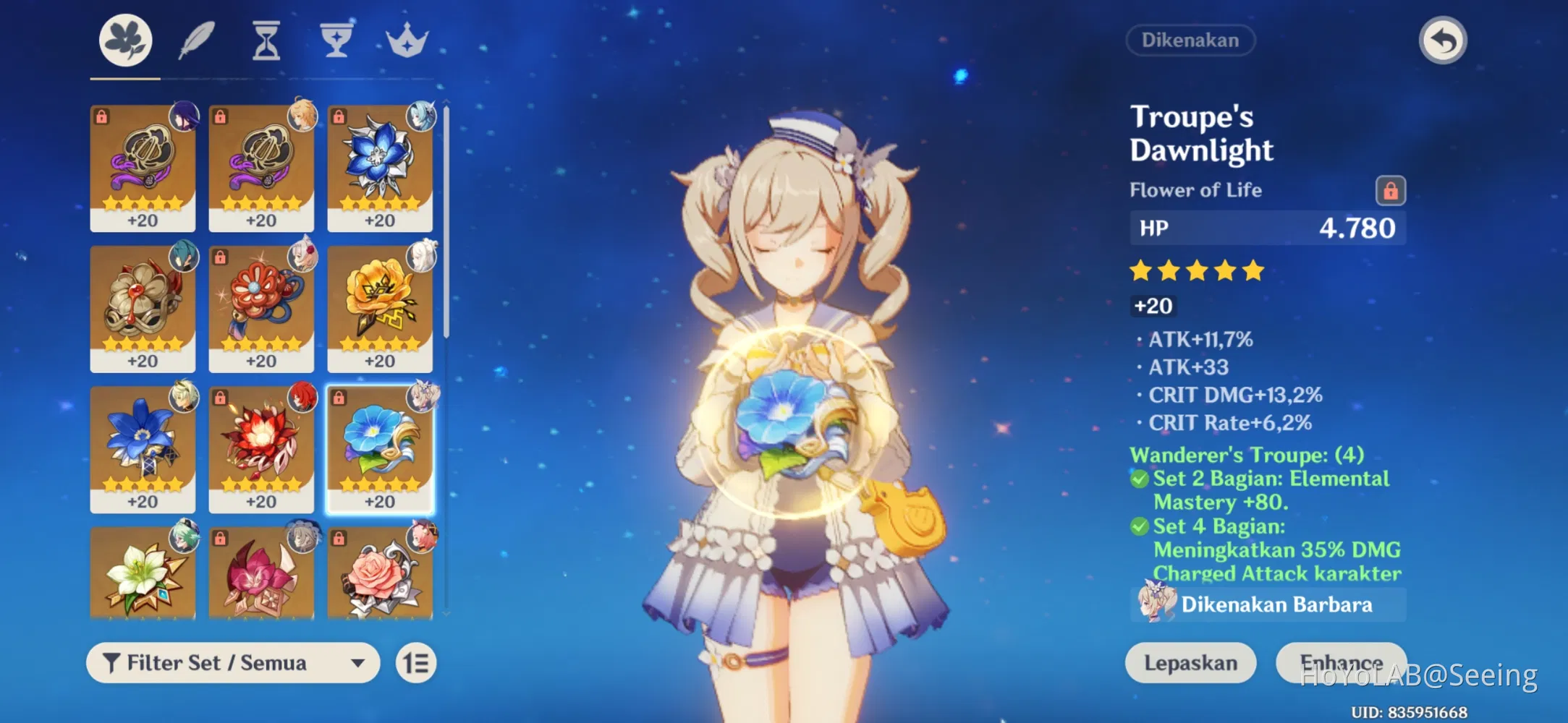 Barbara DPS Genshin Impact | HoYoLAB