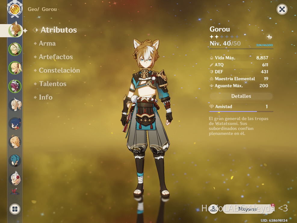 Gorou build | Genshin Impact | HoYoLAB