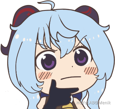 Ganyu Thunkin' Emote Genshin Impact | HoYoLAB