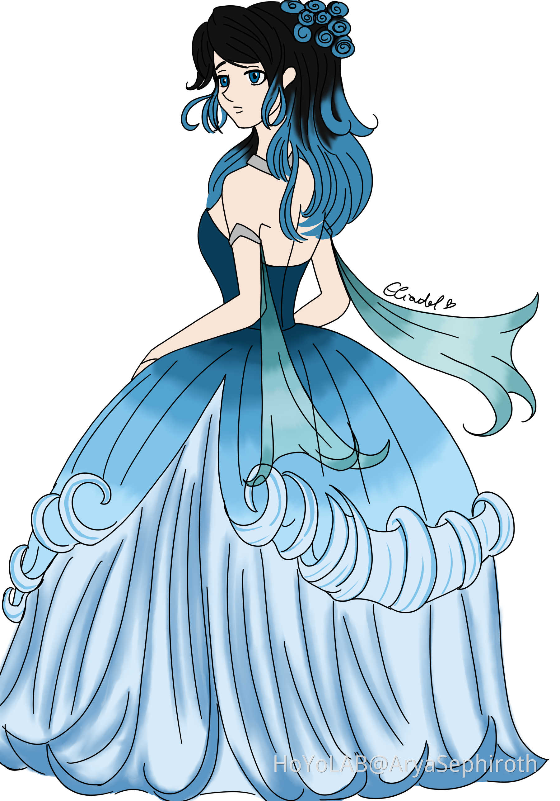 Hydro Archon Design Genshin Impact | HoYoLAB