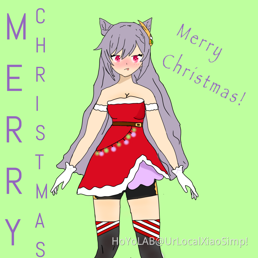 A Merry Christmas from Keqing!